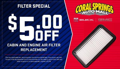 Auto Repair Coupons | Coral Springs Buick GMC | Near Ft. Lauderdale